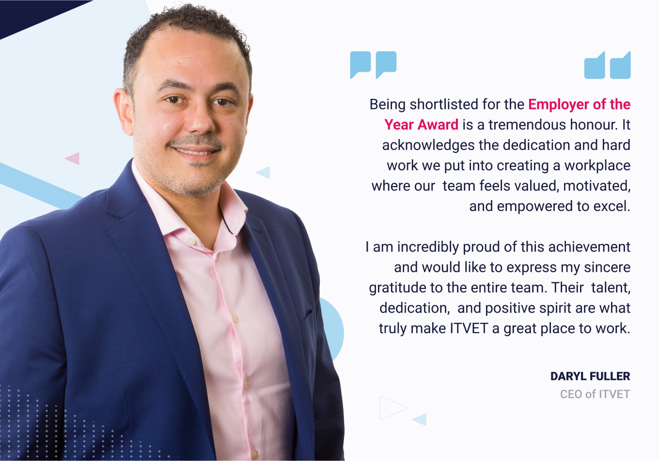 ITVET is a finalist for the SME Business Awards 2024 | ITVET